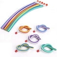 Children's School Entertainment Pencil, Colorful Stripe Soft Curved ...