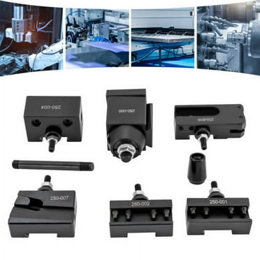 AMLESO Quick Change Lathe Head Tool Kit with Screws Sturdy for Micro ...