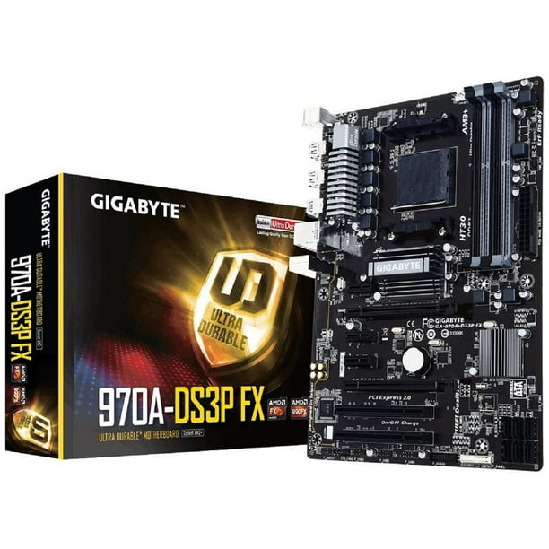 GIGABYTE GA-970A-DS3P FX AMD 990FX + SB950 Chipset - Walmart.com ...