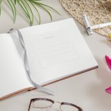 Global Printed Products Wedding Guest Book 9"x7" (Rustic Design) - WGB ...