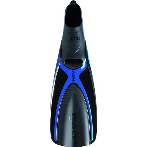 Mares Wave Full Foot Dive FIns (Blue, Mens 4-5 / Womens 6-7) - Walmart.com