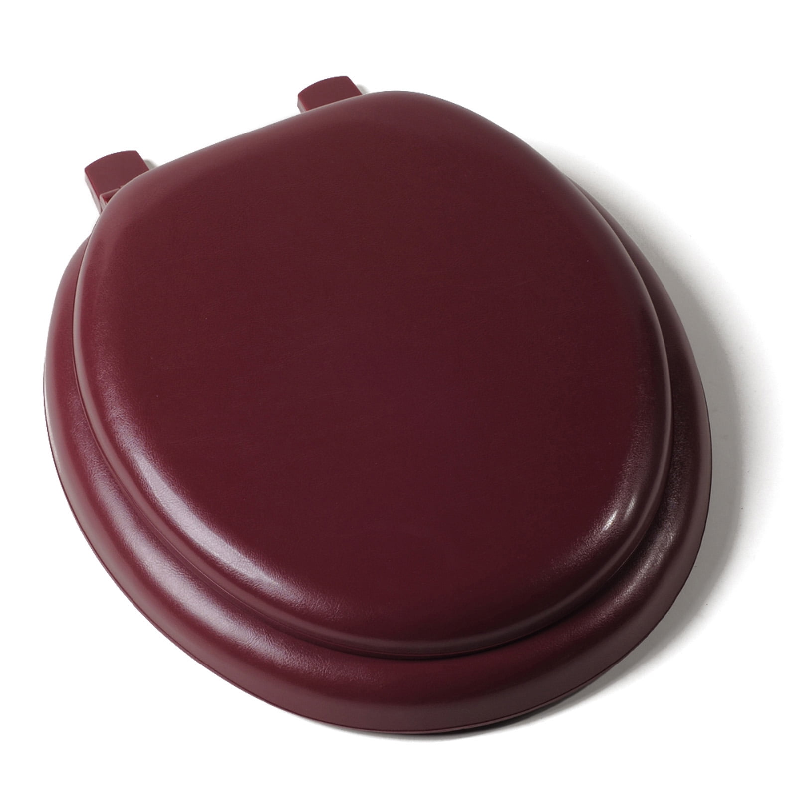 Deluxe Soft Seat with Wood Cores, Claret, Round Closed Front with Cover ...