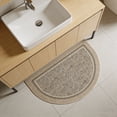 20x32 Inch Semi Circle Doormat, Non-Slip Textured Entrance Rug for ...