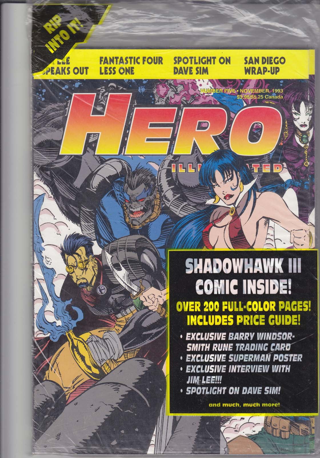 Hero Illustrated Issue #5 (with card) VF ; Warrior Comic Book - Walmart.com