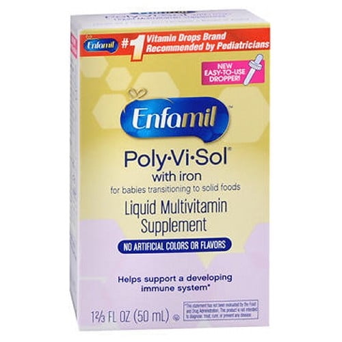 Suplemento multivitamínico Enfamil Poly-Vi-Sol en gotas con | Walmart en línea