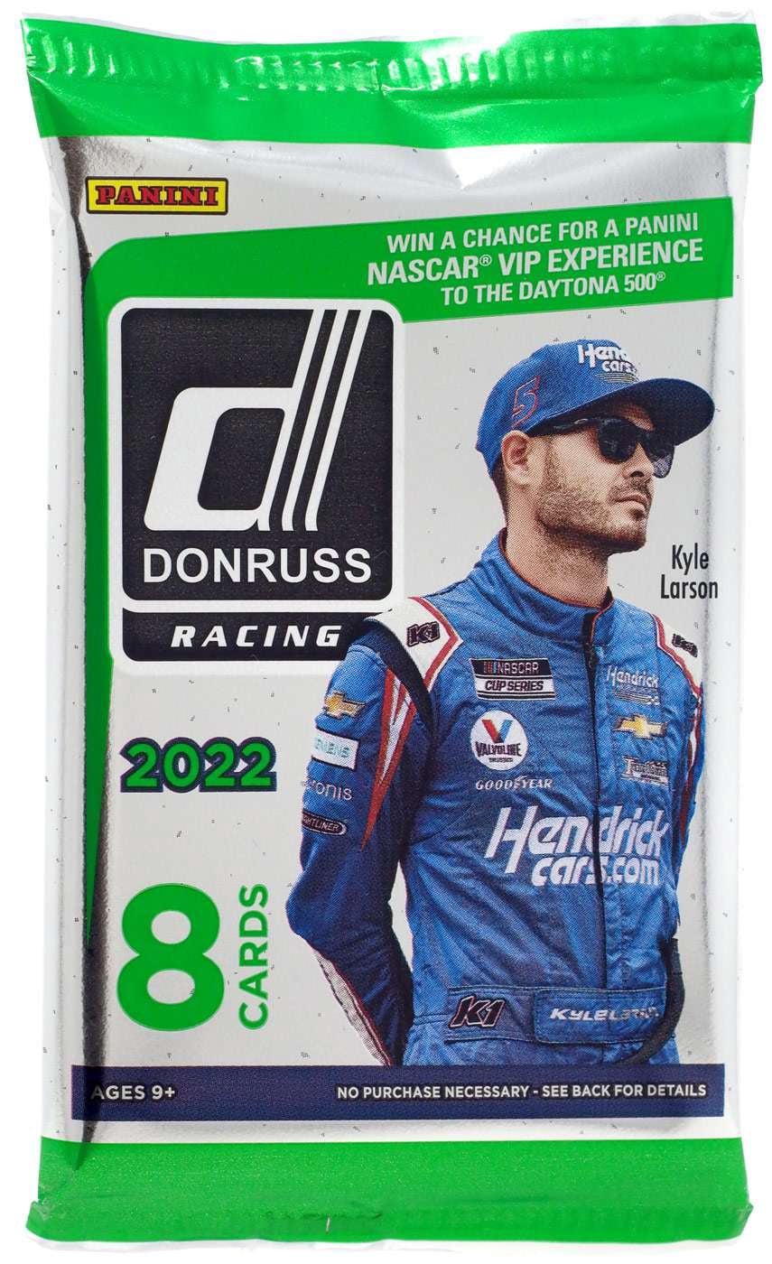 NASCAR Panini 2022 Donruss Racing Trading Card BLASTER Pack (8 Cards ...