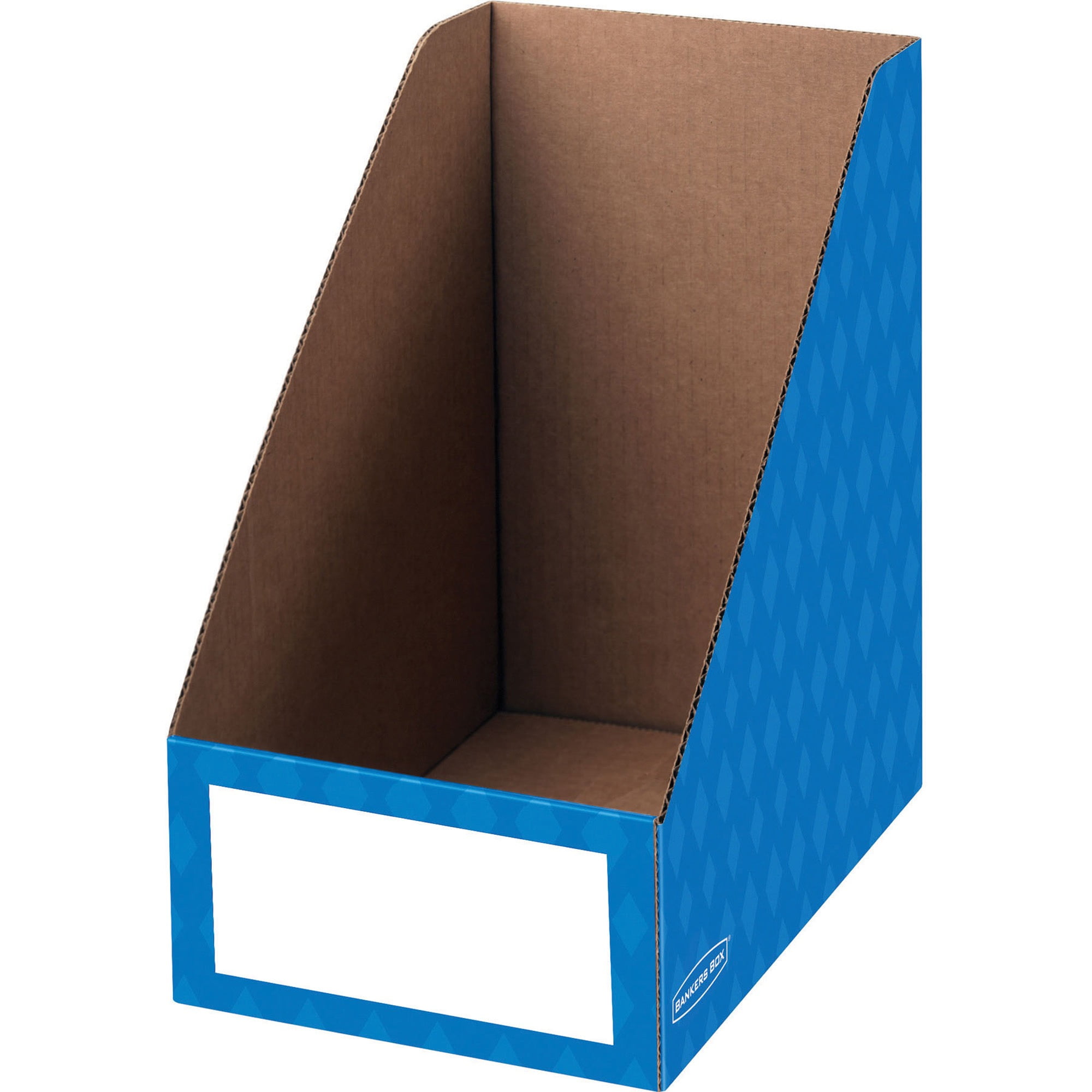 Fellowes Banker's Box 8" Magazine File Holder, Blue, 3pk - Walmart.com