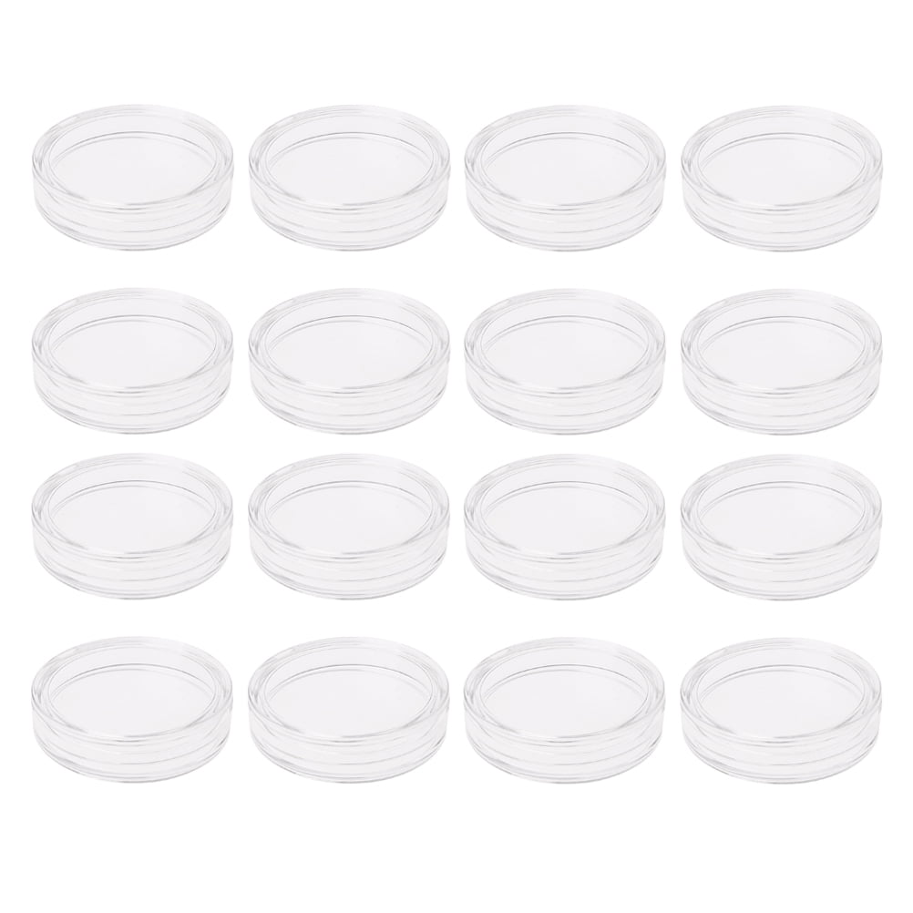 Frcolor Capsules Silver Holder Airtight Holders Collection Storage ...