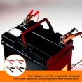 GJX 2026 New 15A Insulated Alligator Clips Crocodile Electrical Test ...