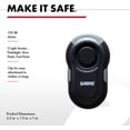 2-in-1 Clip-On Personal Alarm with LED Safety Light, 120dB Alarm ...