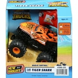 New Bright RC 1:43 Scale Remote Control Hot Wheels Tiger Shark Monster ...