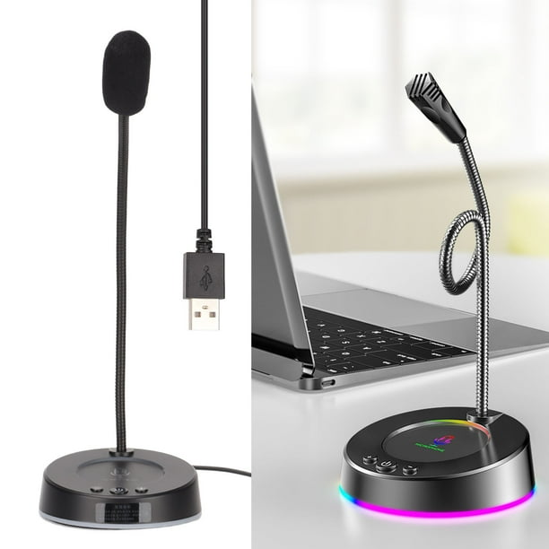 Micrófono De Escritorio, Buen Efecto De Sonido, Luz RGB, Micrófono ...