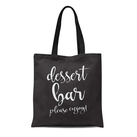 JSDART Canvas Tote Bag Wedding Dessert Bar Chalkboard Signage Script ...