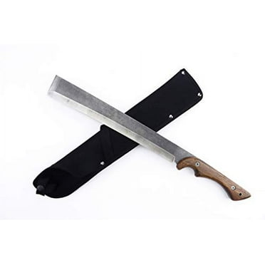 Swiss Tech 18-inch Sawtooth Machete, Titanium-Coated Stainless Steel ...
