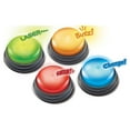 Learning Resources Lights and Sounds Answer Buzzers, Recordable Buttons ...