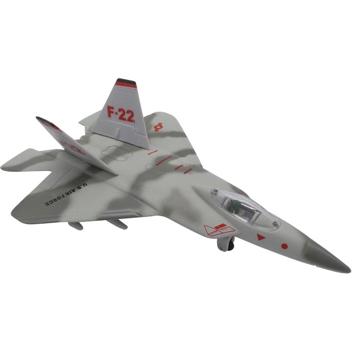 F-22 Raptor Jumbo Diecast Pull Back Aircraft - Walmart.com