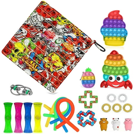 TIK Tok Fidget Packs Anti-Anxiety Tools, Cheap Fidget Block Set Stress ...