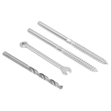 Cable Railing Hardware Kit, Swage Lag Screw Stainless Steel Left Right ...