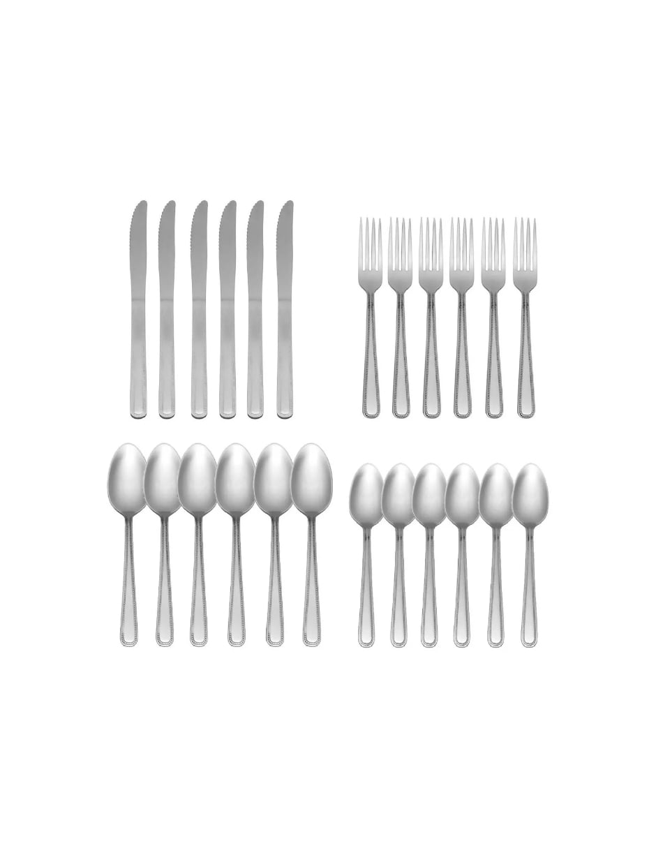 Juego De Cubiertos Moven Acero Inoxidable Kit De 24 Cosmo | Bodega ...