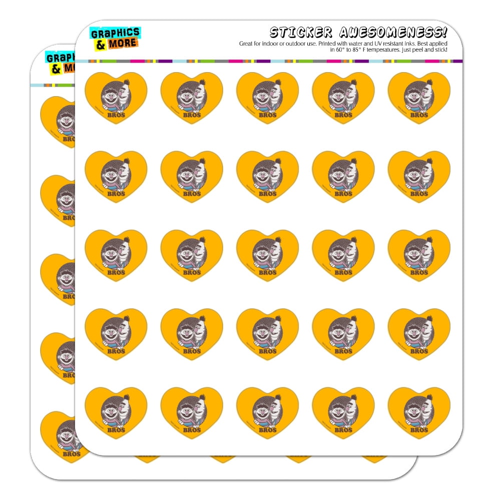 Sesame Street Bert and Ernie Bros Heart Shaped Planner Calendar ...