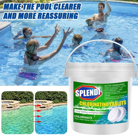 300 Pieces / Bottle Swimming Pool Cleaning Multi Use Clarifier Swimming ...