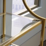 Sauder International Lux Console Table, Satin Gold Finish - Walmart.com