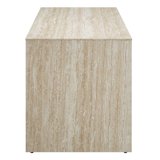 Accent Chair Bench, Tan, Wood, Living Room Lounge Cafe Lobby ...