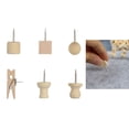 8/12/20/25Pcs Push Pins Large Wooden Thumb Tacks Cork Push Pins Set for ...