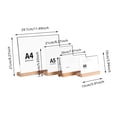 Desktop Ornament Display Stand for Advertising A4? Acrylic Sign Holder ...