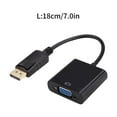 HD DisplayPort to VGA Adapter, PC Graphics Converter with Secure ...
