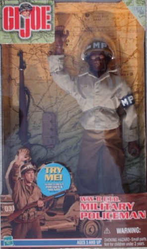 Figura de acción afroamericana de gI Joe WWII ETO MP Talking 12 "(1999 ...