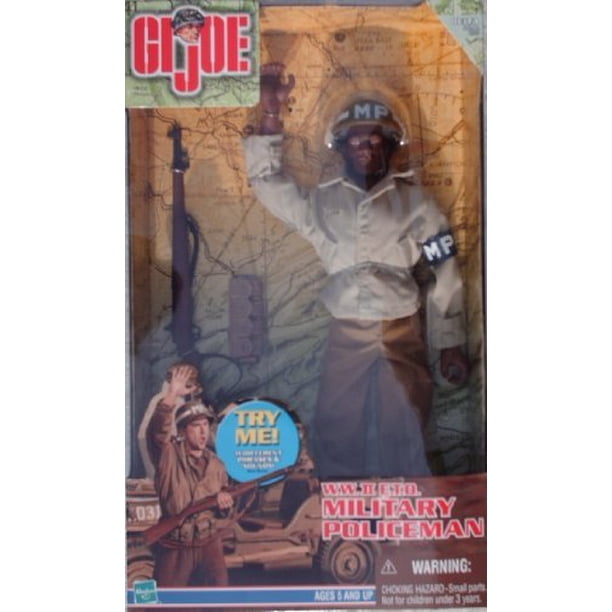 Figura de acción afroamericana de gI Joe WWII ETO MP Talking 12 "(1999 ...
