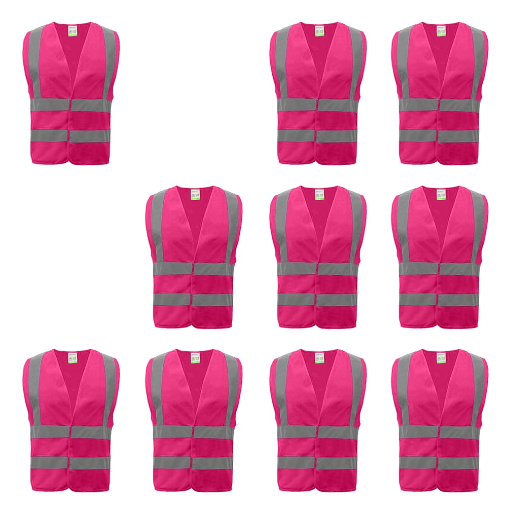 Click here for Gogo 10 Pack Industrial Safety Vest With Reflectiv... prices