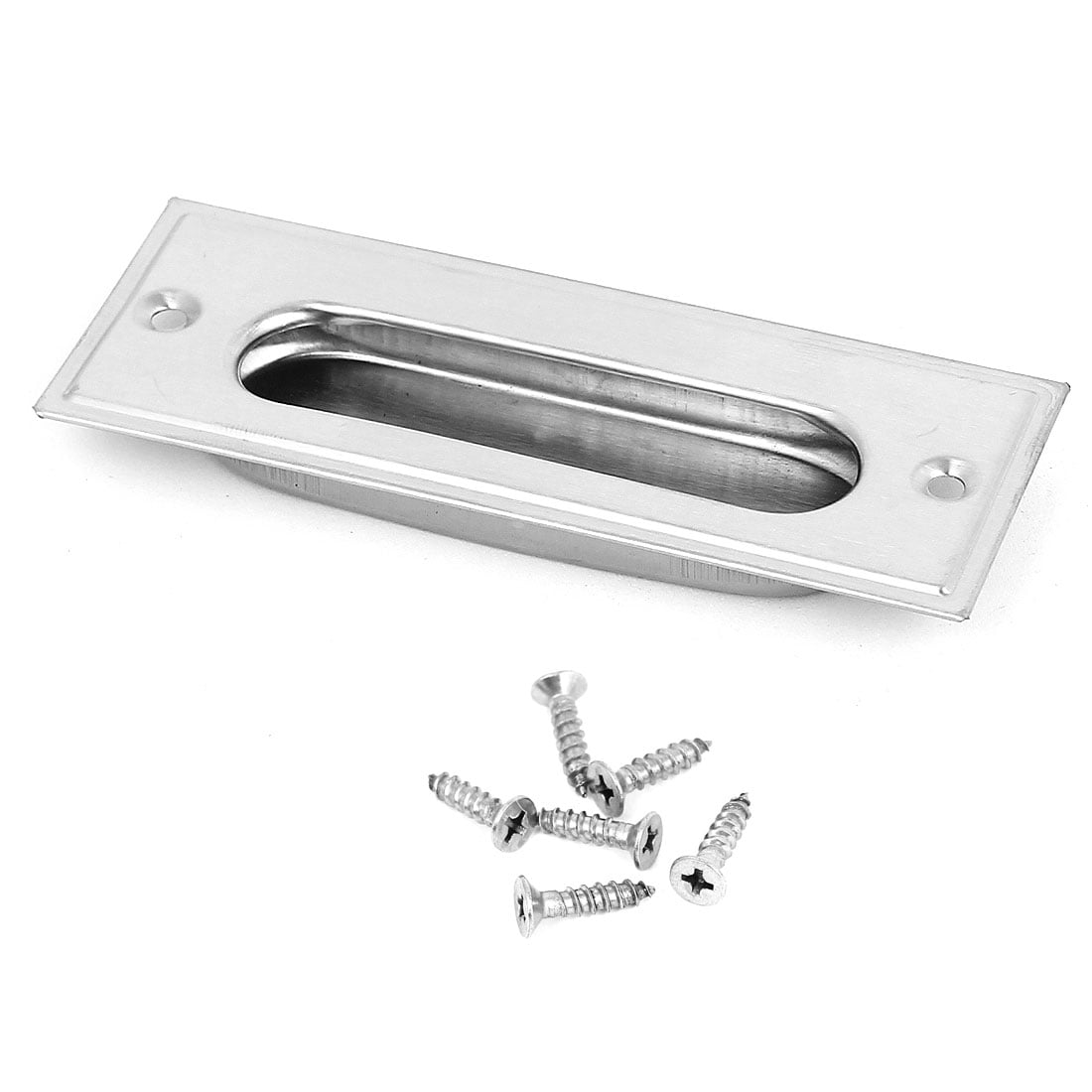 109mmx42mm Stainless Steel Rectangular Sliding Door Handle Flush Mount ...