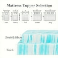3 inch Full size Gel Infused Mattress Topper, Soft,Topper for Pressure ...