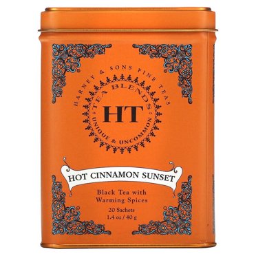 Harney & Sons Black Tea, Hot Cinnamon Spice, 4 oz (112 g) - Walmart.com