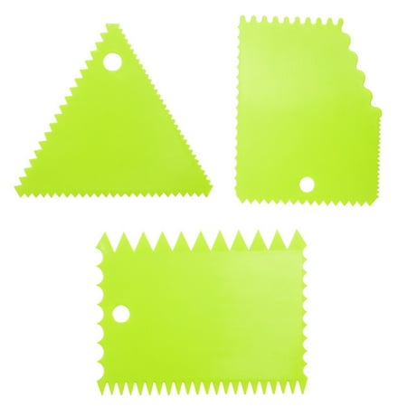 Cake Scraper Smoother Tool Set, Cake Smoothing Cutter Plate Tool Combo ...