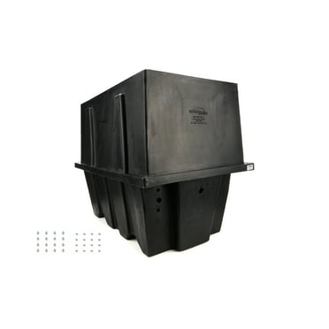 Scribner Plastics Small Block V8 Engine Shipping Container, 40x27x30 in, Gray Plastic Storage ...