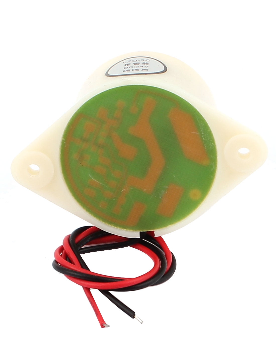 DC 24V Red Light Flash Intermittent Sound Beep Alarm Electronic Buzzer ...