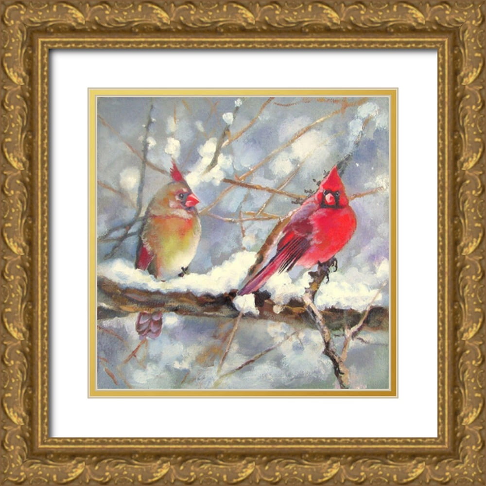 Pautov, Igor 15x15 Gold Ornate Wood Framed with Double Matting Museum ...