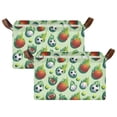 Balls Pattern Collapsible Storage Bin Open Home Shelf Basket Water ...
