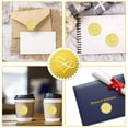 1Set 34 Sheets Self Adhesive Gold Foil Embossed Stickers Round Dot ...