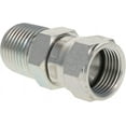 | 3/8" NPTF Male x 3/8" JIC (9/16"-18 thread) Female Swivel | Hydraulic ...