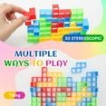 HBK, Dinosaur Stacking Tower Game, 64 Blocks, for Kids Ages 3 ...