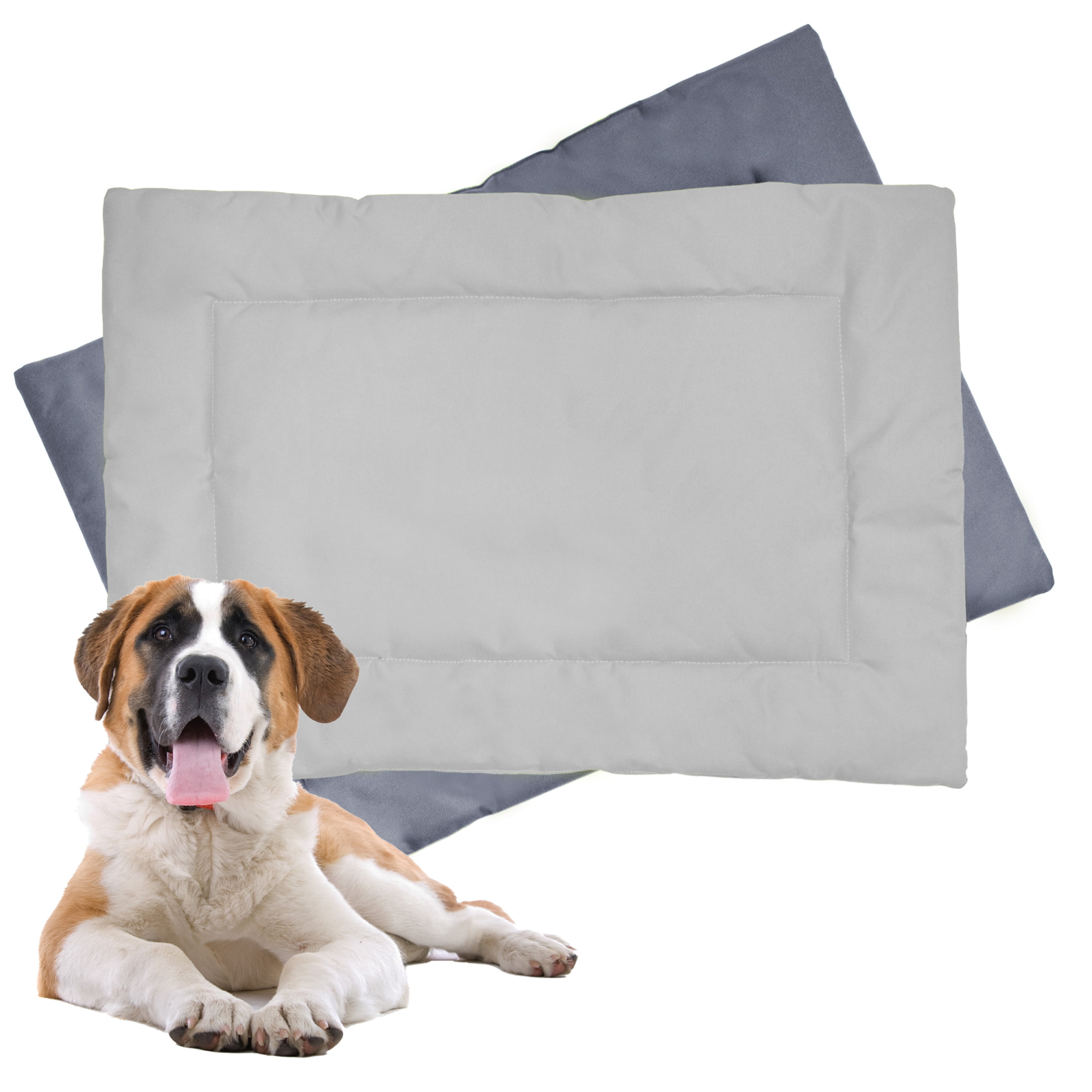 Downtown Pet Supply Dog Crate Mat, Waterproof Pet Bed, Dark/Light Green ...