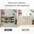 Beige Coastal Cabinet Curtain, Nautical Starfish Jellyfish Coral Summer ...