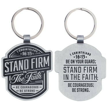 Bible Verse Keychain Strap Wristlet Leather Inspirational Key Chains ...