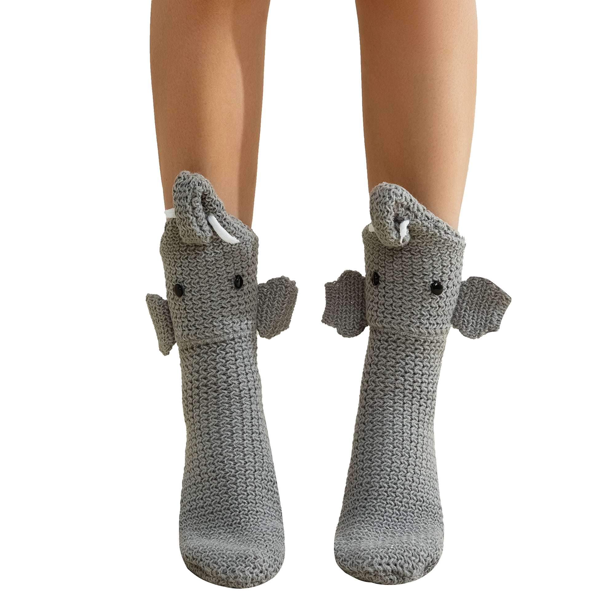 KOMOO Funny Animal Socks for Adult Child Knit Novelty Floor Socks ...