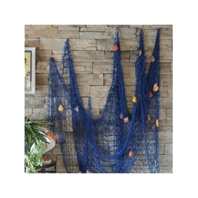 New 5x10 Decorative Fish Netting with Sea Shells Nautical Fishing Net ...