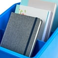 Pen+Gear Large Book Bin with 2 Removable Dividers, Desktop Organizer ...